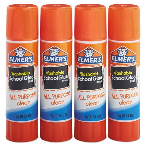 Elmers Washable All Purpose School Glue Sticks 4 Pack Supplytime
