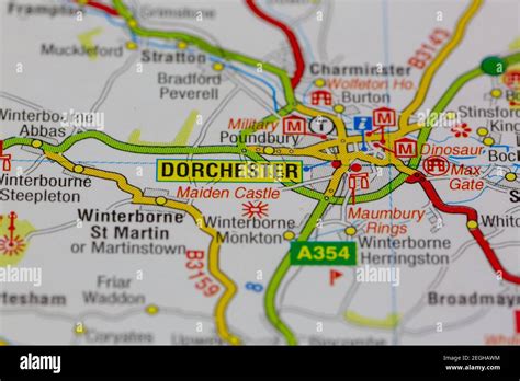 Map Of Dorchester Dorset