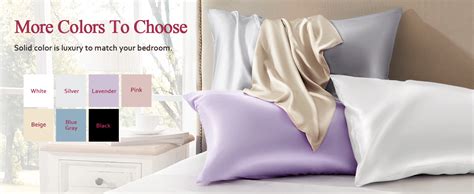 Wlosj 100 Silk Pillow Cases King Size Mulberry Silk