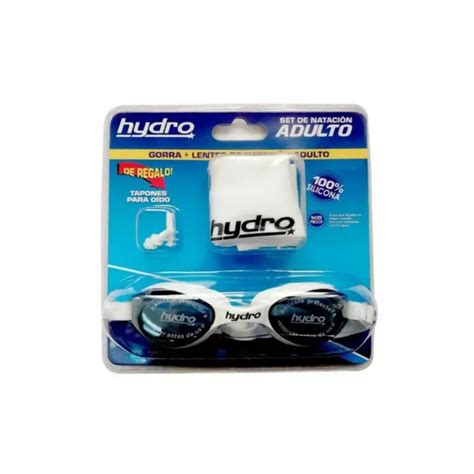 Hydro Set De Natacion Adulto Hydro Blanco