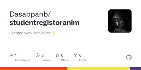 GitHub Dasappanb Studentregistoranim Created With StackBlitz