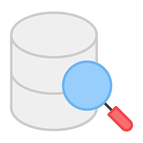 Db Under Magnifying Glass Icon Of Search Database 41033074 Vector Art At Vecteezy