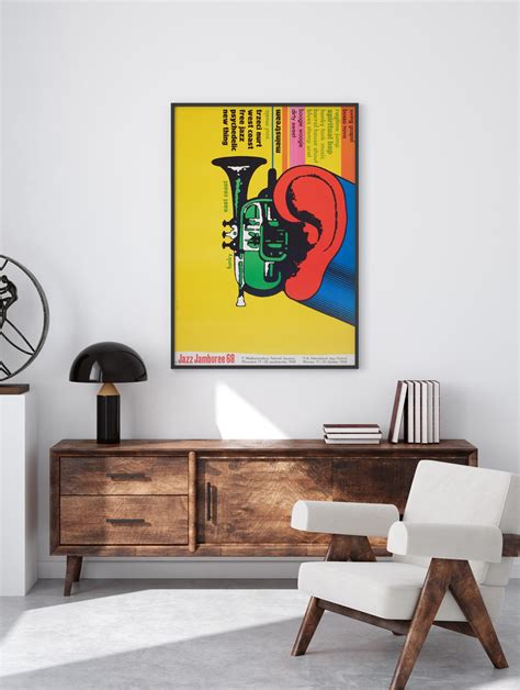 Jazz Jamboree Polish Music Festival Poster Bronislaw Zelek 1968 For Sale At 1stdibs