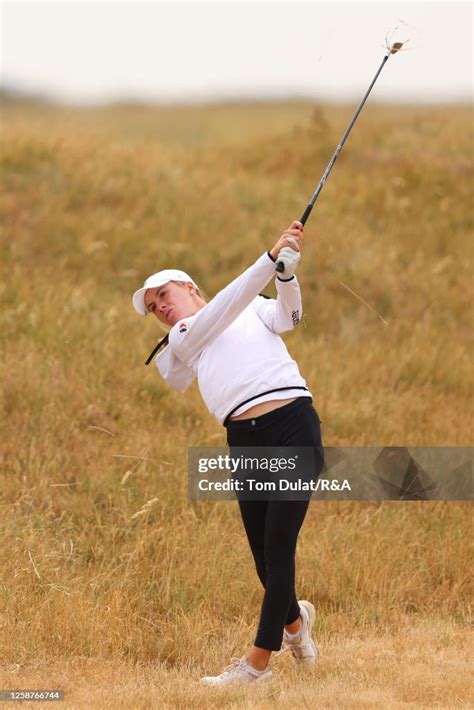 Chiara Horder Of Germany Hits An Approach Shot During The Quarter