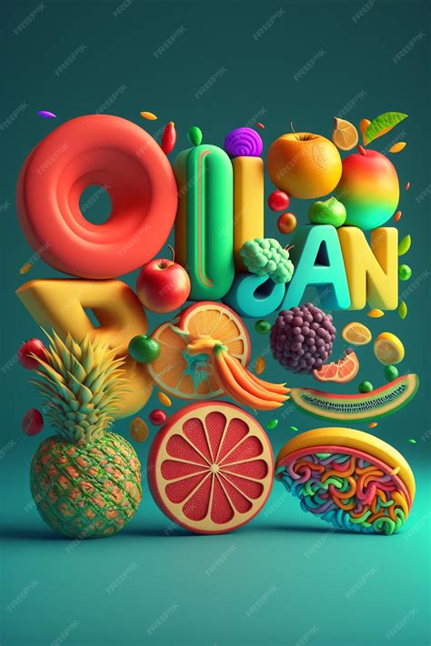 Un Cartel Para El Festival De Frutas Y Verduras Foto Premium