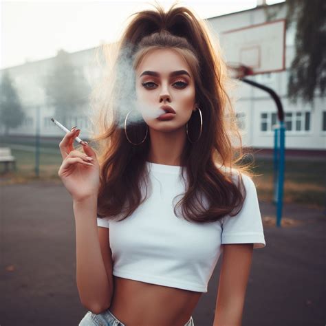 Schoolyard Smoker By Watchingwomensmoke On Deviantart