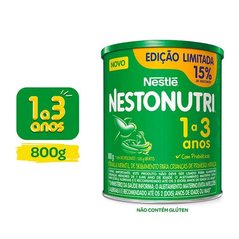 Fórmula Infantil Nestonutri 1 800g Drogarias Pacheco