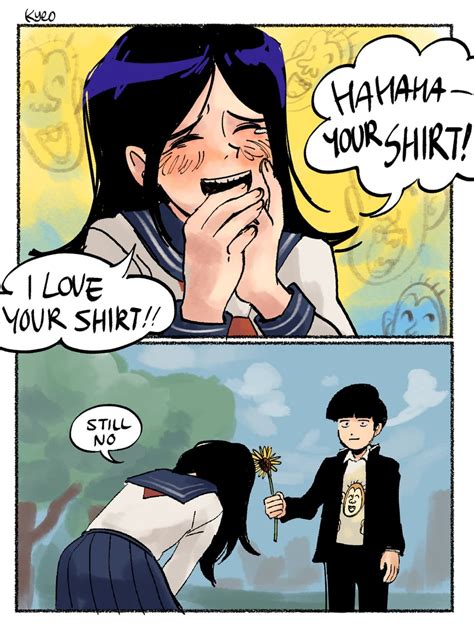 Kageyama Shigeo And Takane Tsubomi Mob Psycho 100 Drawn By Kyokyeo