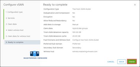 Configure Vsan 2 Node Cluster Mastering Vmware