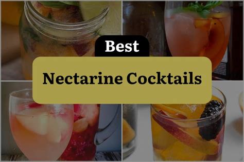 15 Nectarine Cocktails To Sip Your Way Into Summer Bliss Dinewithdrinks
