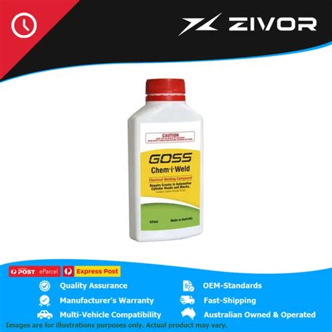 New Genuine Goss Chem I Weld Radiator Coolant System Stop Leak 325ml
