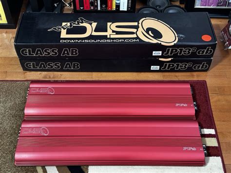 Down4sound Jp132ab Red Class Ab Power Amplifier 47100 Ebay