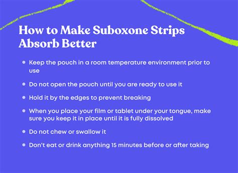How Can I Make Suboxone Absorb Better