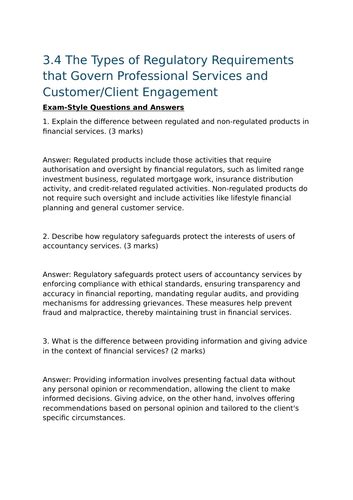 T Level Technical Qualification In Accounting Element 3 Regulation Teaching Resources