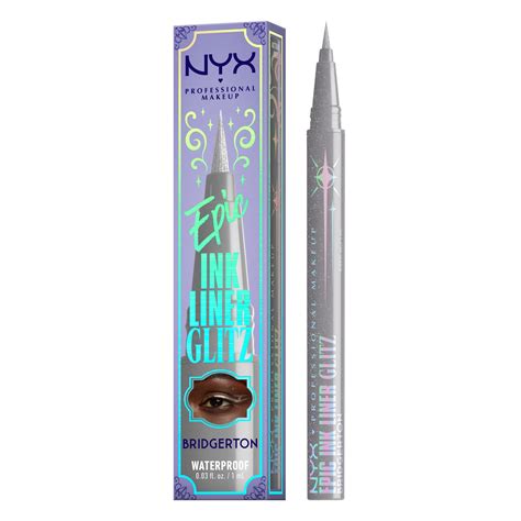 Bridgerton Royal Epic Ink Glitz Liquid Liner Nyx Professional Makeup