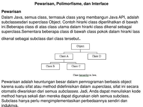 Ppt Pewarisan Polimorfisme Dan Interface Powerpoint Presentation Free Download Id3794930