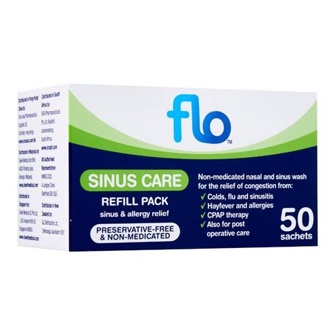 Flo Sinus Care Refill Pack 50 Sachets Shopee Singapore