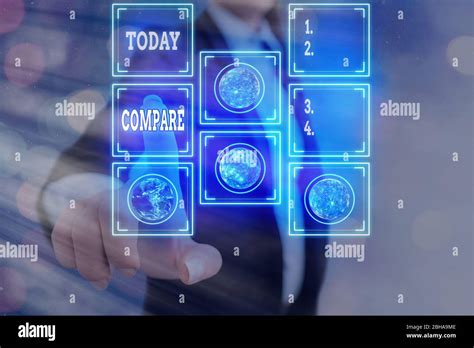 Writing Note Showing Compare Business Concept For Estimate Measure Note The Similarities