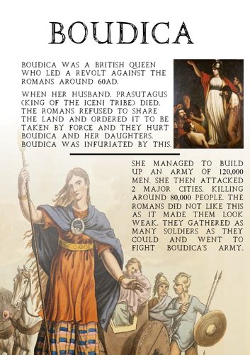 Boudica And Roman Britain Primary Source Analysis Teaching Resources