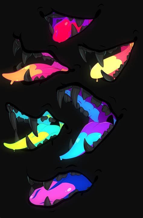 25 Teeth Monster Ideas Monster Teeth Mouth Drawing
