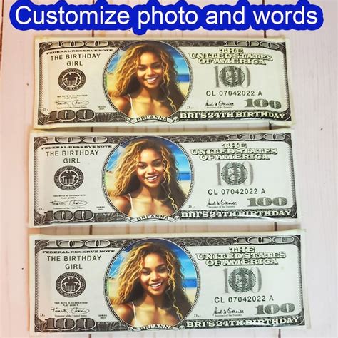 Personalized Dollar Candy Wrapper Etsy