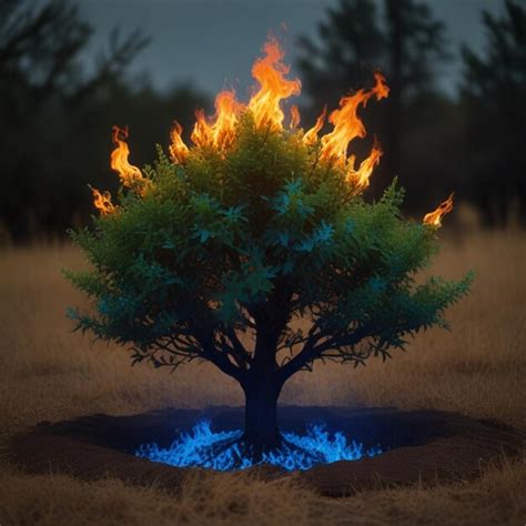 Australia Burning Bush Fire With Flames Premium Ai Generated Image