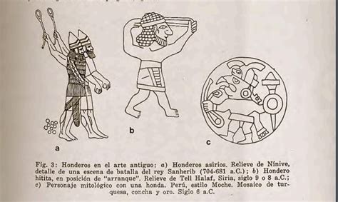 A Assyrian Slingers Relief From Nineveh Detail Of A Battle Scene Of King Sennacherib 704 681