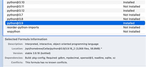 Why Are Three Versions Of Python Installed In Homebrew Rmacos
