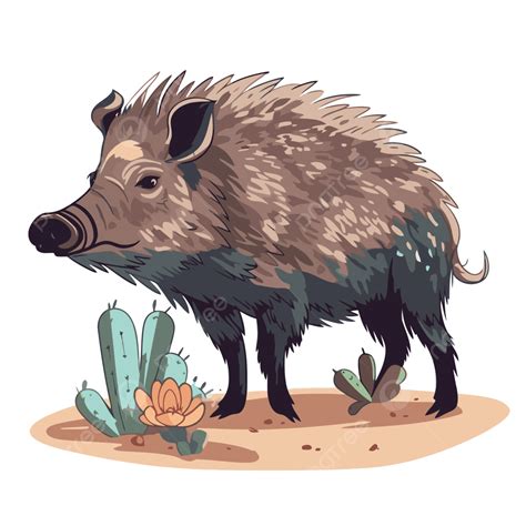 Angry Javelina Cartoon