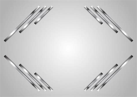 Premium Vector Technology Abstract Metallic Frame Design