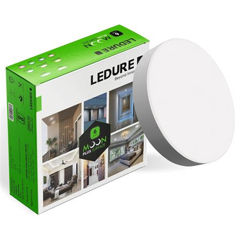 Ledure Moon Plus Round 6w Surface Downlight Round Led Surface Mount