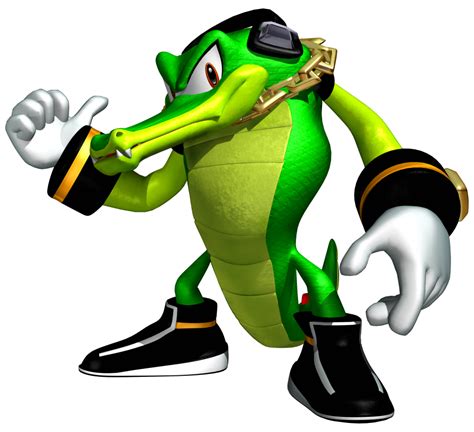 Vector The Crocodile Sonic Heroes Chaotix Gallery Sonic Scanf