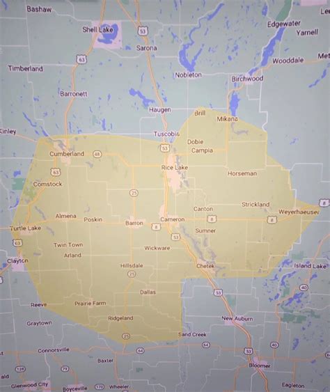 Service Areas