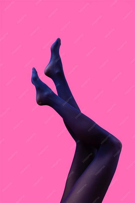 Premium Photo Fit And Beautiful Legs In Sexy Pantyhose Woman In