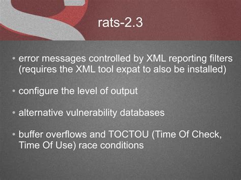 software security static analysis tools pdf