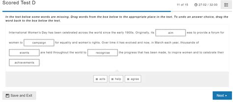 Pte Core Reading Practice Test Format Excel Pte