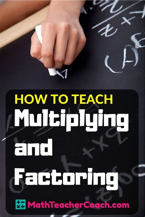 Multiplying And Factoring Worksheet