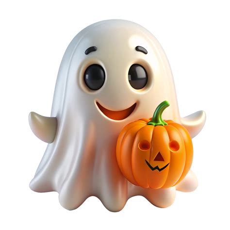 Cute Little Ghost Floating For Halloween 50762052 Png