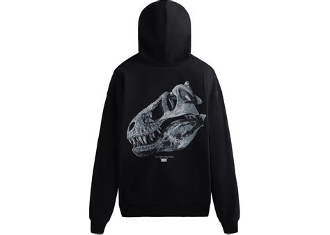 Kith Amnh T Rex Hoodie Black Side Kicks