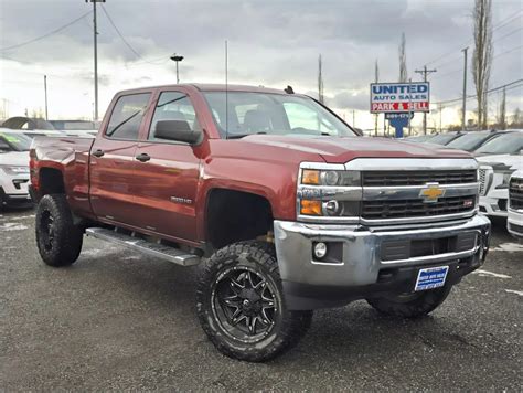Used 2015 Chevrolet Silverado 2500 Hd Crew Cab Lt Pickup 4d 6 1 2 Ft