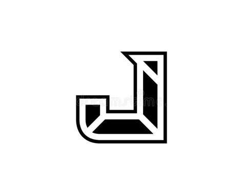 J Letter Bold Vector Logo Template Stock Vector Illustration Of Brand