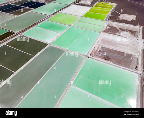 Lithium Fields In The Atacama Desert In Chile South America A