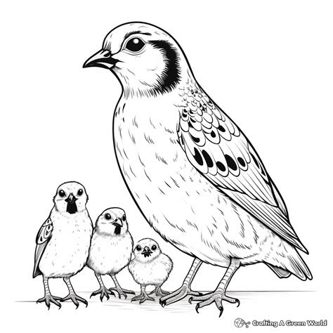 Quail Coloring Pages Free And Printable