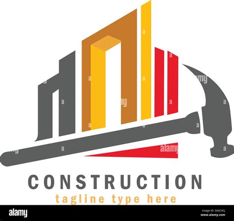 Creative Construction Company Logo Cut Out Stock Images And Pictures Alamy