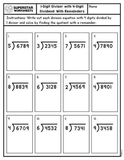 Long Division Worksheets Worksheets Library Worksheets Library