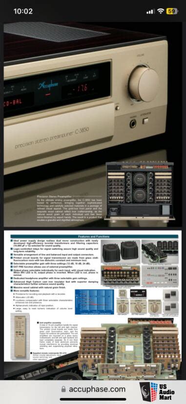 Accuphase C 3850 Preamp World Class Immaculate
