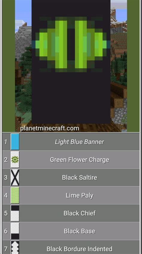 Ender Eye Banner Pattern Design Minecraft Jungle Banner Minecraft