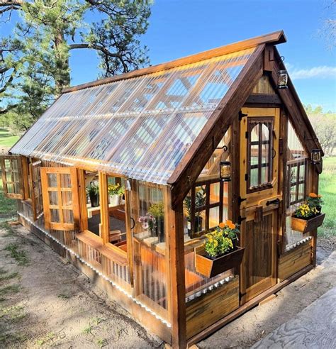 8 X 16 Greenhouse Plans Diy How To Build A Greenhouse Etsy