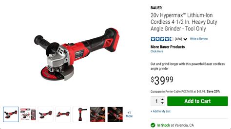 Harbor Freight Bauer Cordless Angle Grinder Unboxing And Review Youtube
