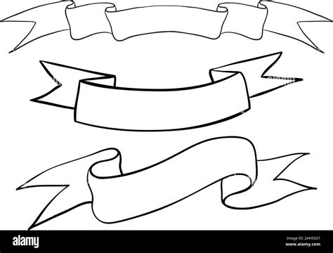 Ribbon Banner Outline At Jenenge Blog